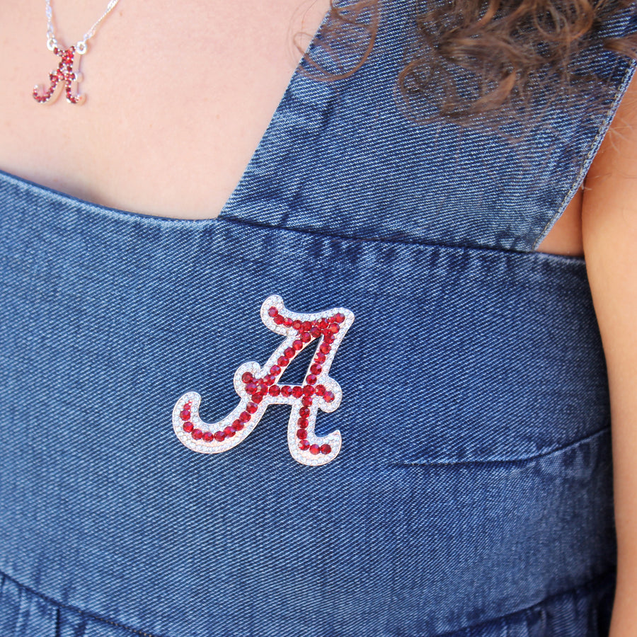 Alabama Crystal Logo Pin – Seasons Jewelry - Retail