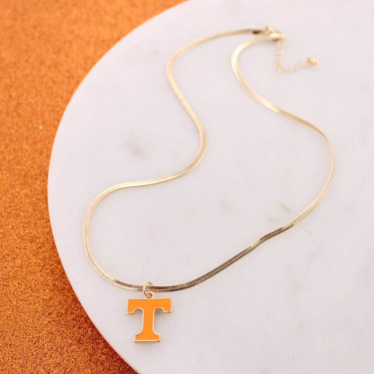 18” Tennessee Gold & Enamel Logo Necklace – Seasons Jewelry - Retail