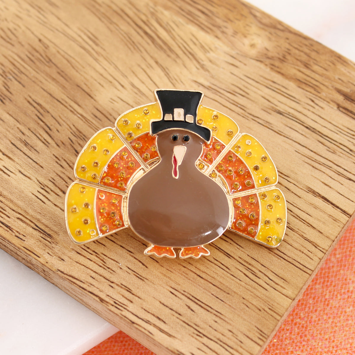 Candy Corn Turkey Pin/Pendant – Seasons Jewelry - Retail