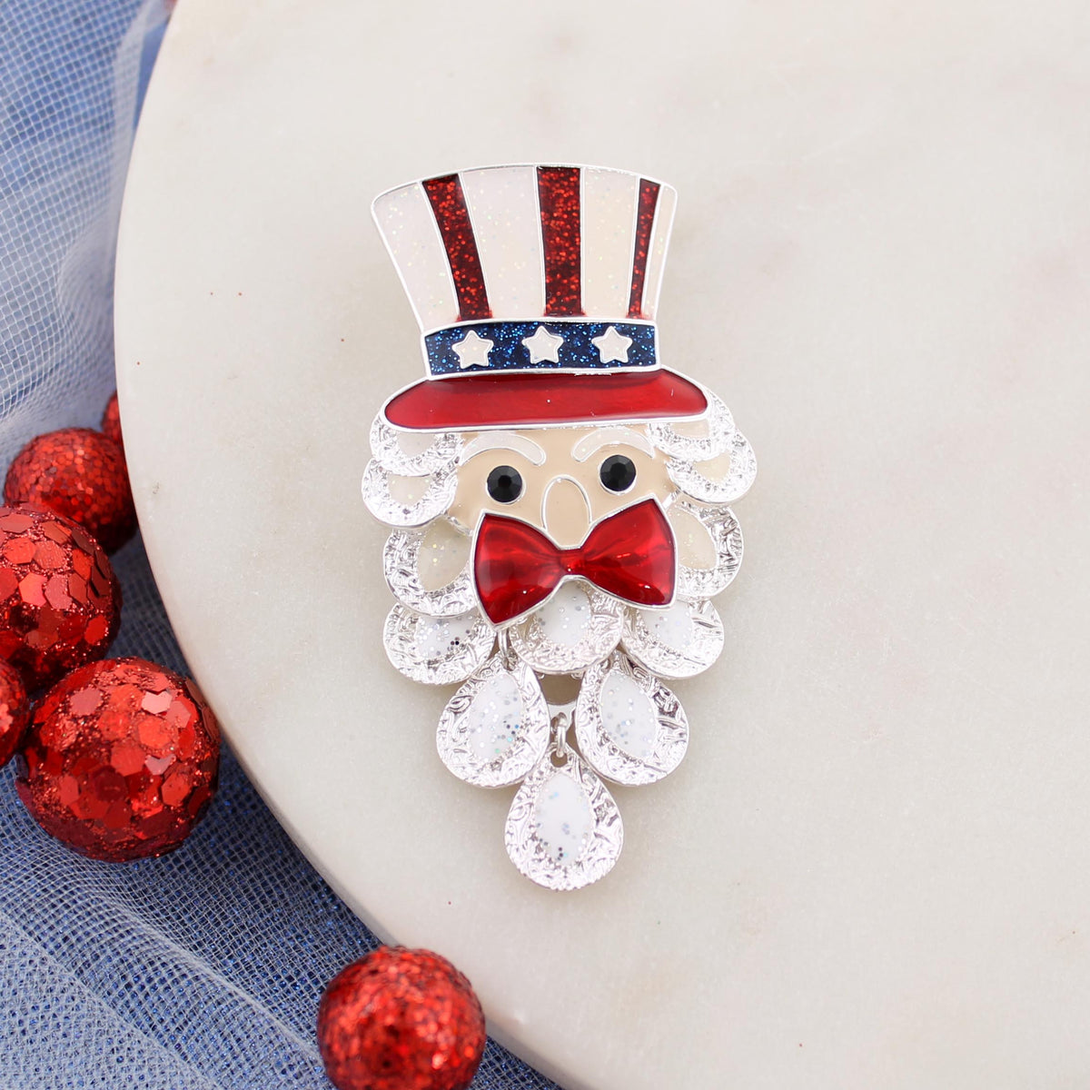 Dangle Beard Uncle Sam Pin/Pendant – Seasons Jewelry - Retail