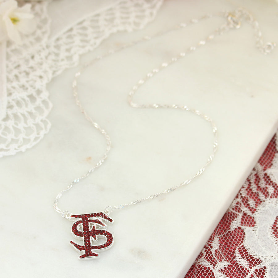 Florida State Crystal Logo Necklace – Seasons Jewelry - Retail